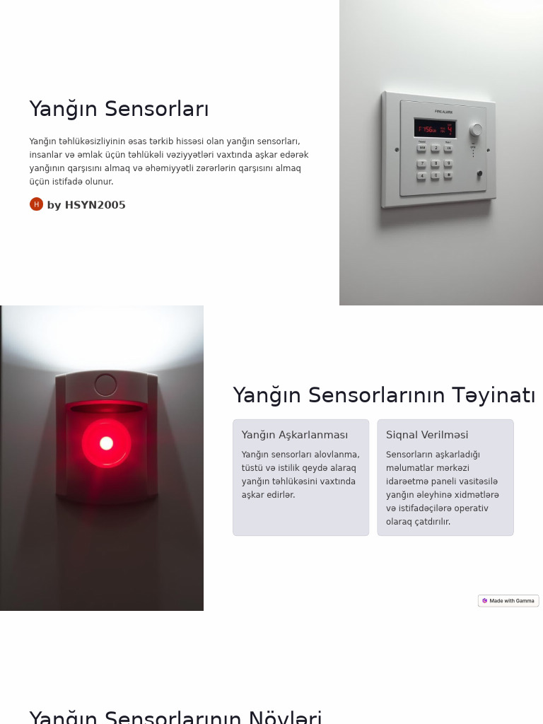 Yangin Sensorlari | PDF