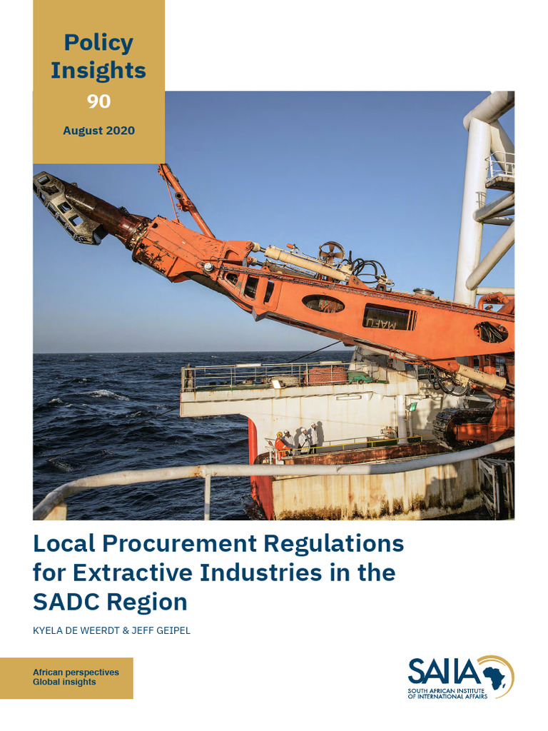 Policy Insights 90 de Weerdt Geipel | PDF | Mining | Namibia