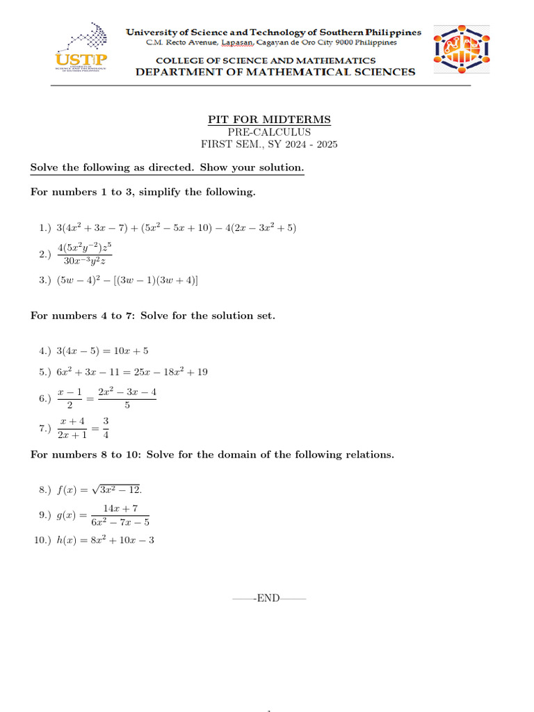 Pit For Midterm | PDF