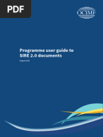 SIRE 2.0 Guidance Document Table | PDF