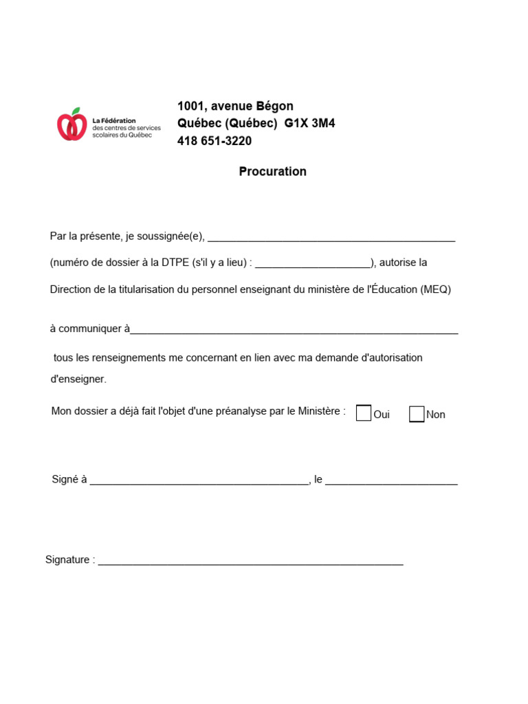 Procuration | PDF