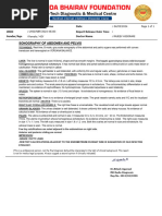 USG Abdominal Pelvis Report | PDF | Abdomen | Anatomy