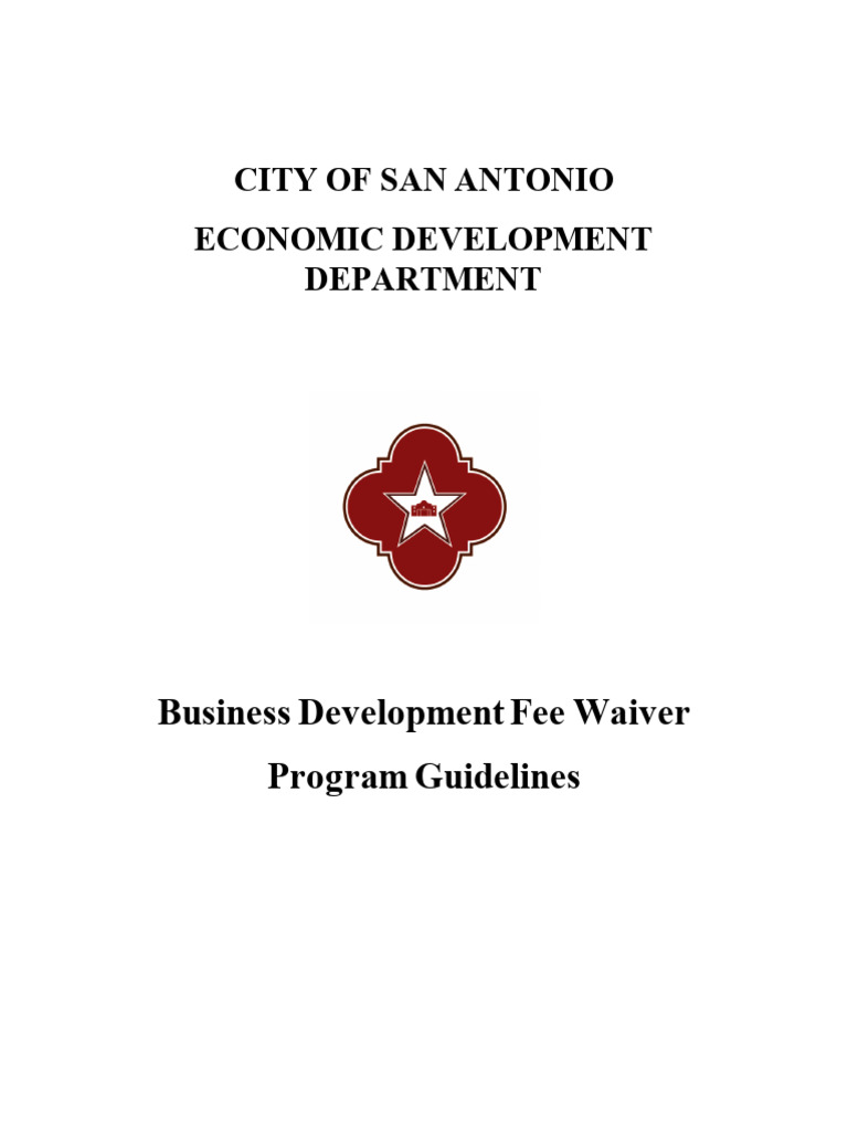 EDD Fee Waiver Program - Guidelines | PDF | Health Care | Small ...