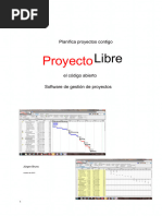 Guia Basica de Project Libre | PDF | Software | Gestión de proyectos