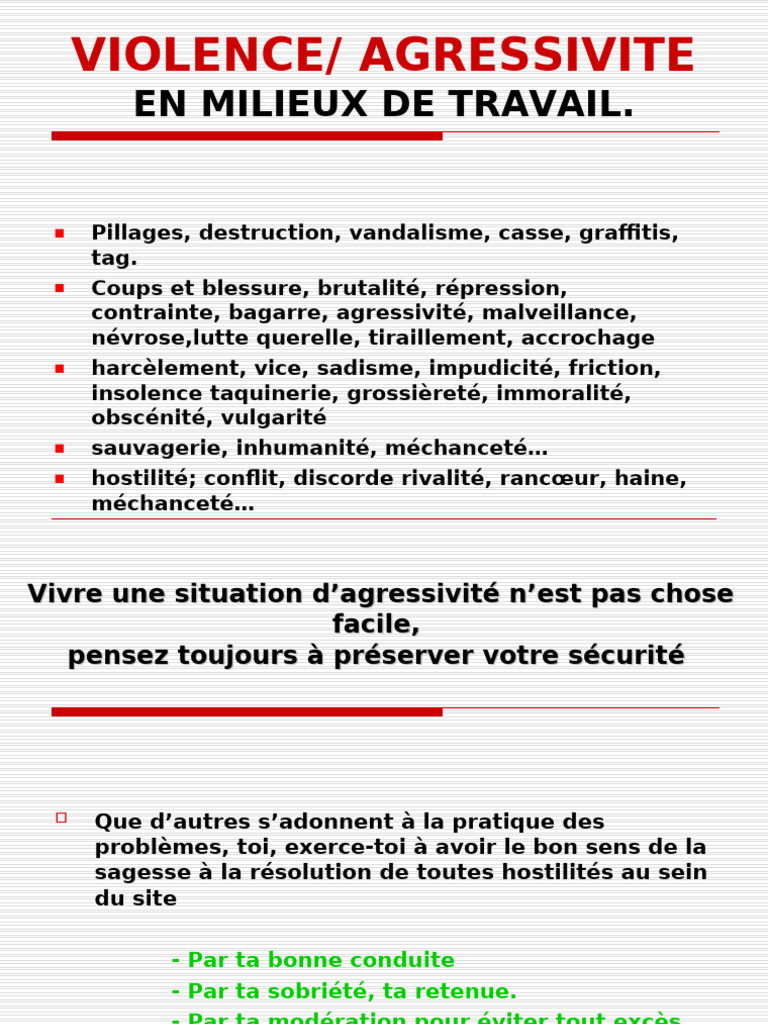 Torki La Violence en Milieu de W | PDF | Harcèlement | La violence