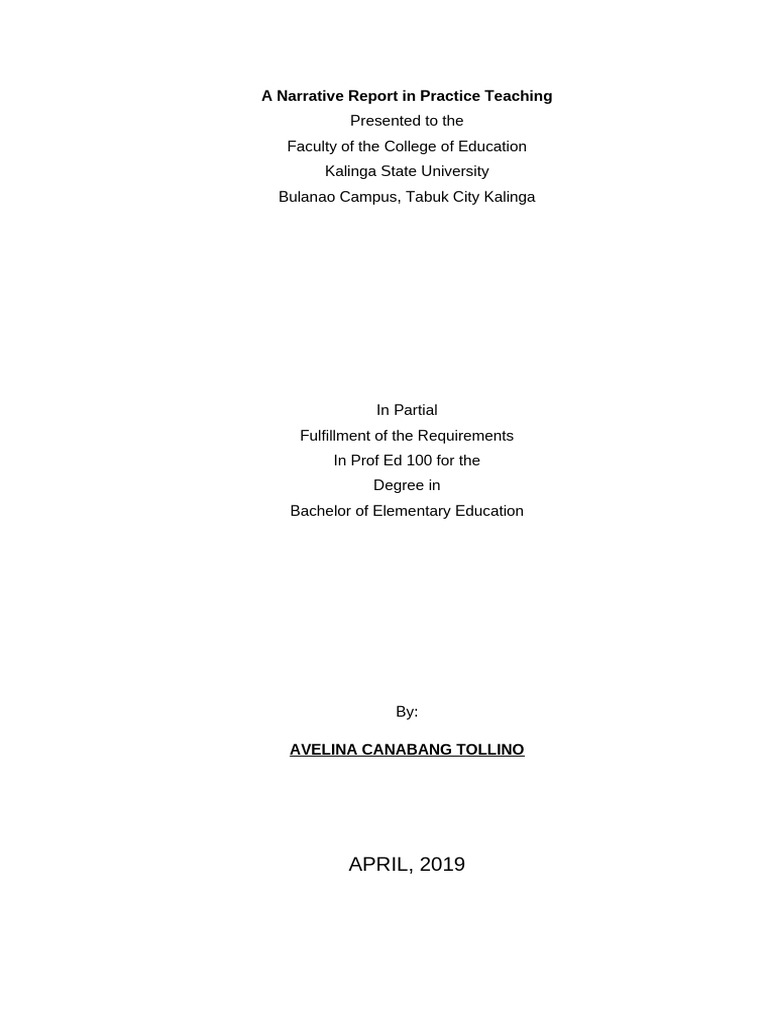 AVEL's PRACTICUM PORTFOLIO | PDF | Teachers | Teacher Education