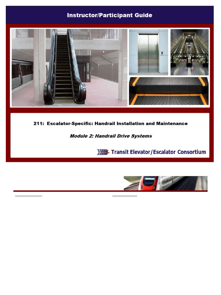 211 INSTRUCTOR Module 2 | PDF | Escalator | Elevator