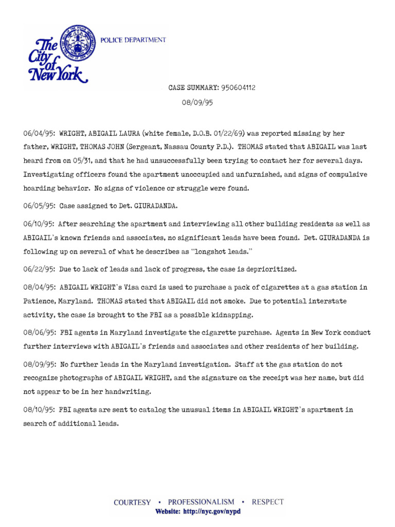 Wright Case Summary | PDF