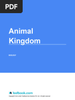 Animal Kingdom NCERT | PDF
