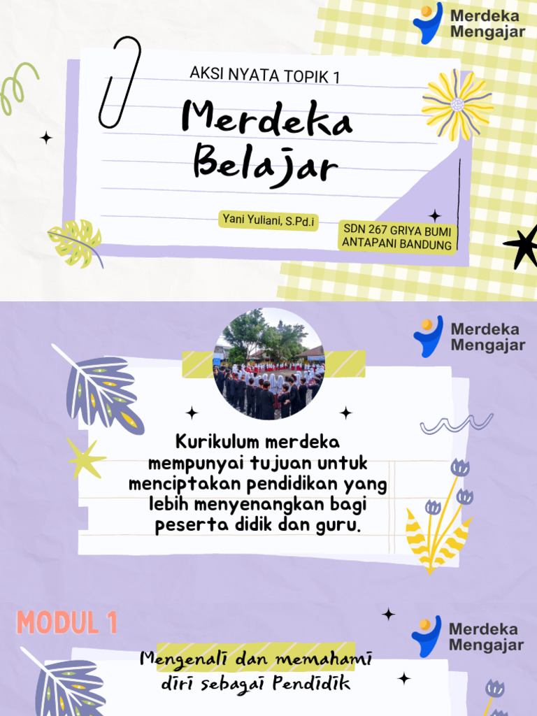 Aksi Nyata Merdeka Mengajar | PDF
