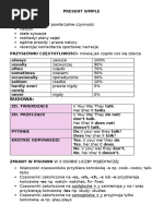 Notatka Present Simple | PDF