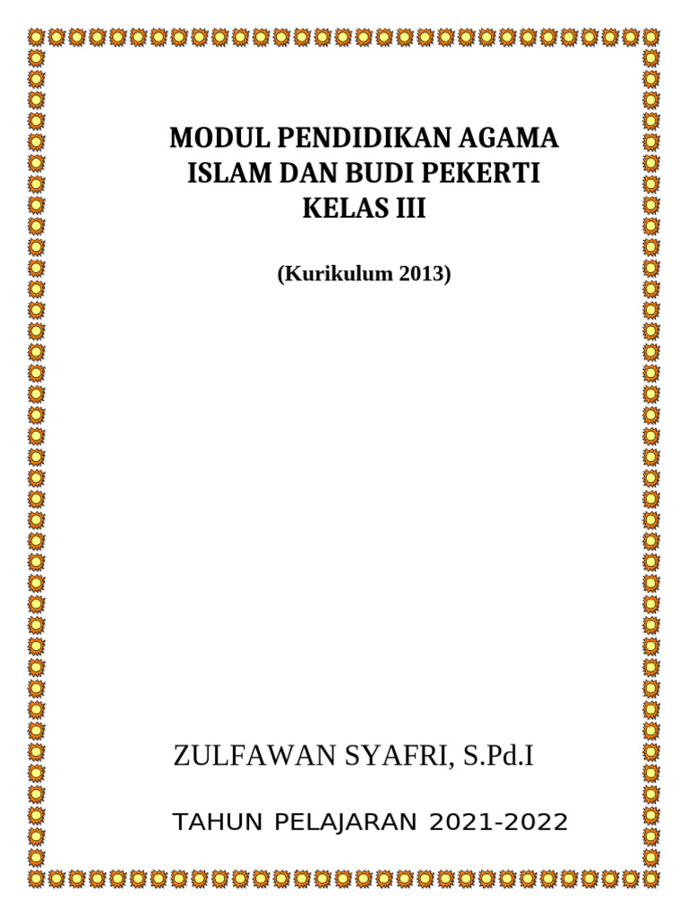 Modul PBM Kelas 3. Tp. 2021-2022 | PDF