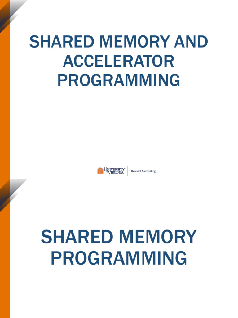 Shared Memory and Accelerators | PDF | Computer Engineering | Operating System Technology