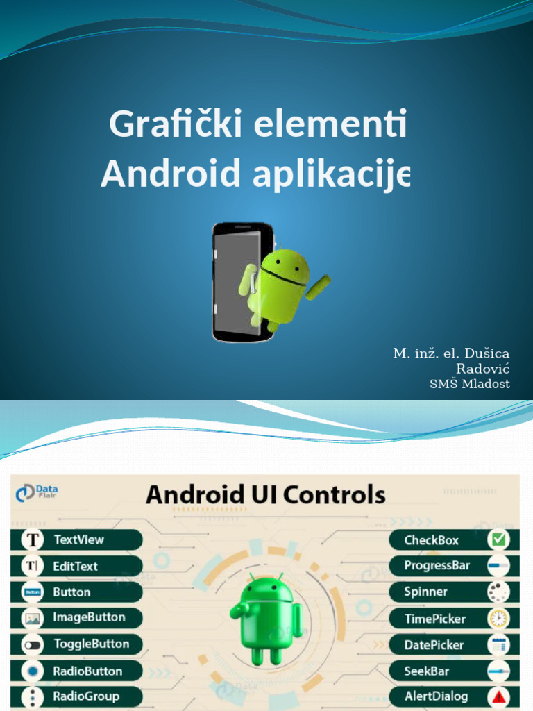 Grafički Elementi Android Aplikacije | PDF