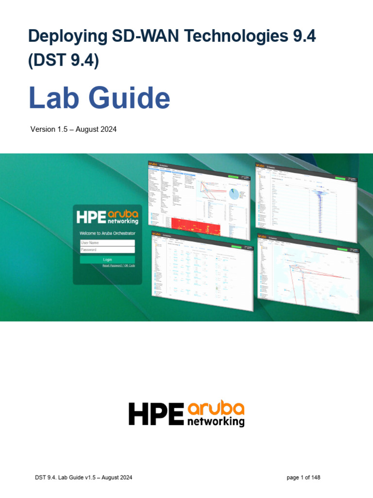 DST 9.4 Lab Guide v1.5 | PDF | Virtual Machine | Computer Network