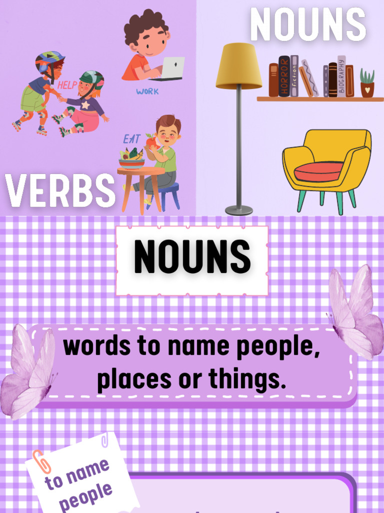 Nouns, Verbs, and Adjectives Guide | PDF