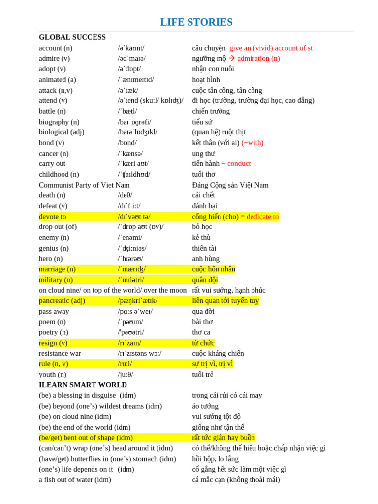 Life Stories Articles Chép | PDF
