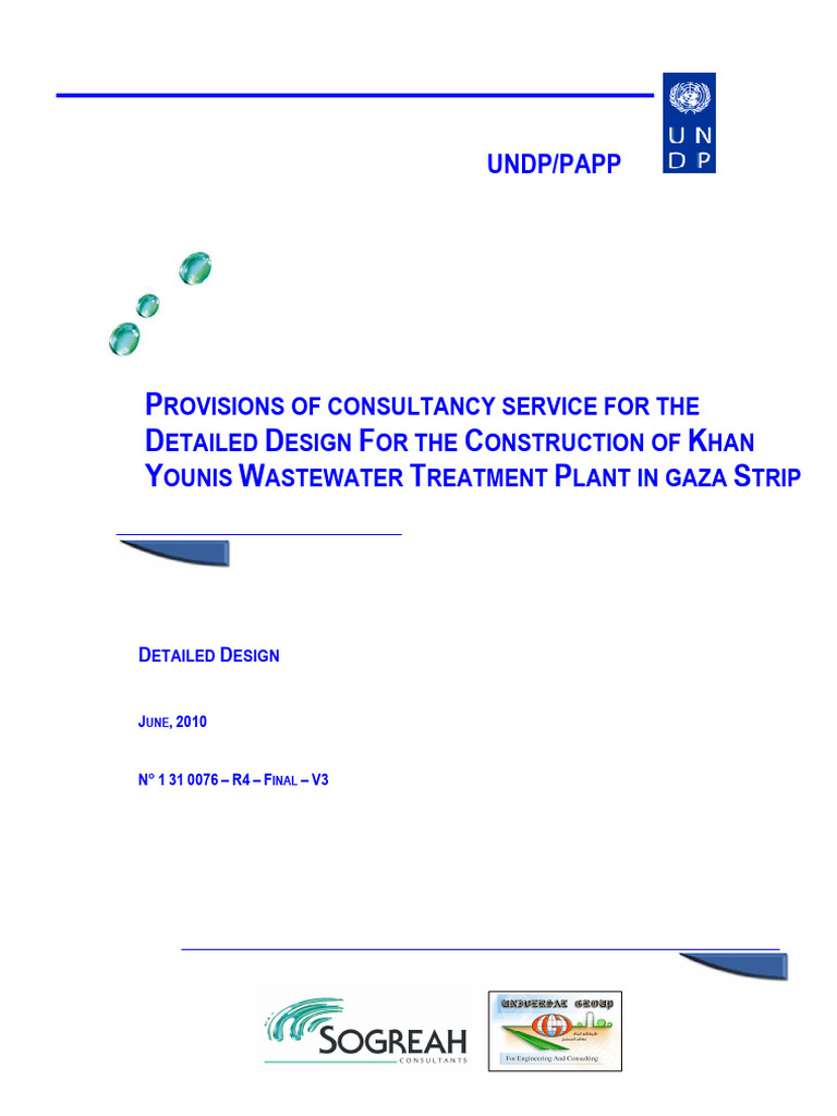 WWTP Design | PDF | Sewage Treatment | Filtration