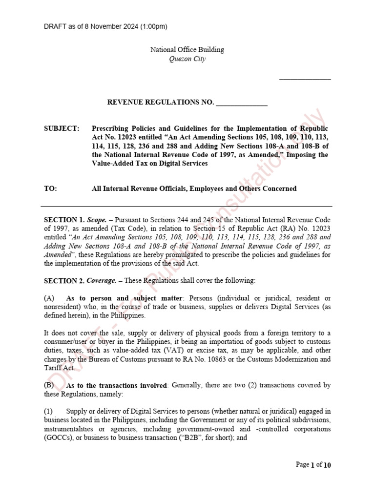 VAT Guidelines for Digital Services | PDF | Value Added Tax | Taxes