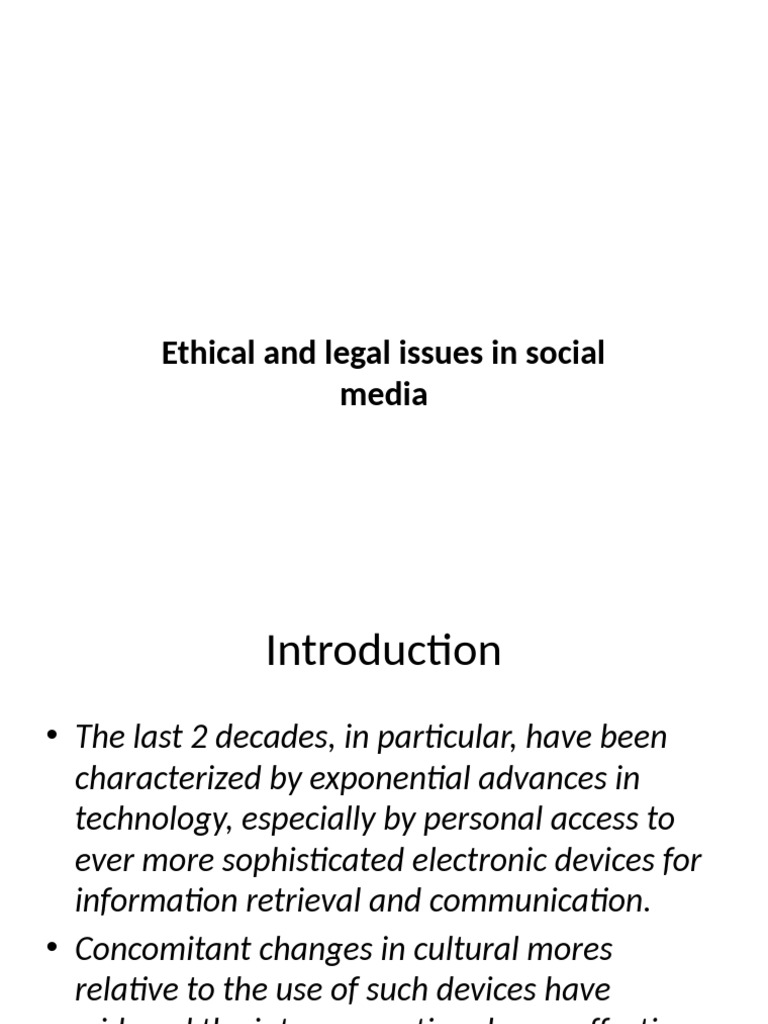 Issues Social Networking | PDF | Copyright Infringement | Social Media