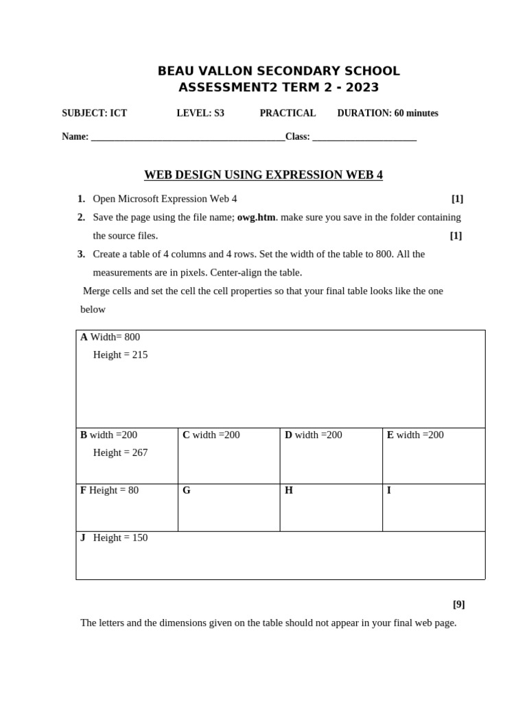 S3 Presentation Assessment Term 2 2023 | PDF