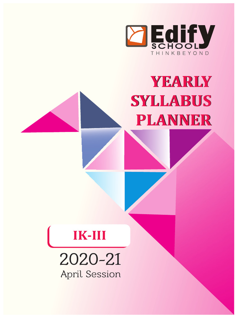 Edify School Yearly Syllabus 2020-21 | PDF | Communication | Consonant