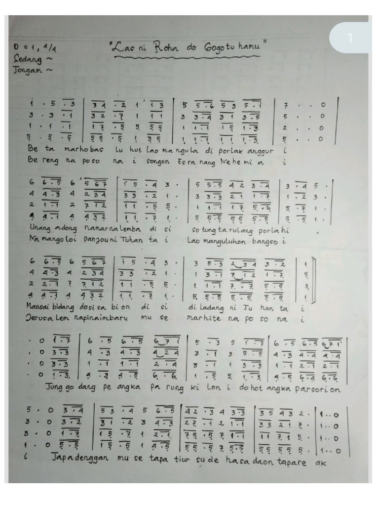 Las Ni Roha Do Gogo Tu Hamu | PDF