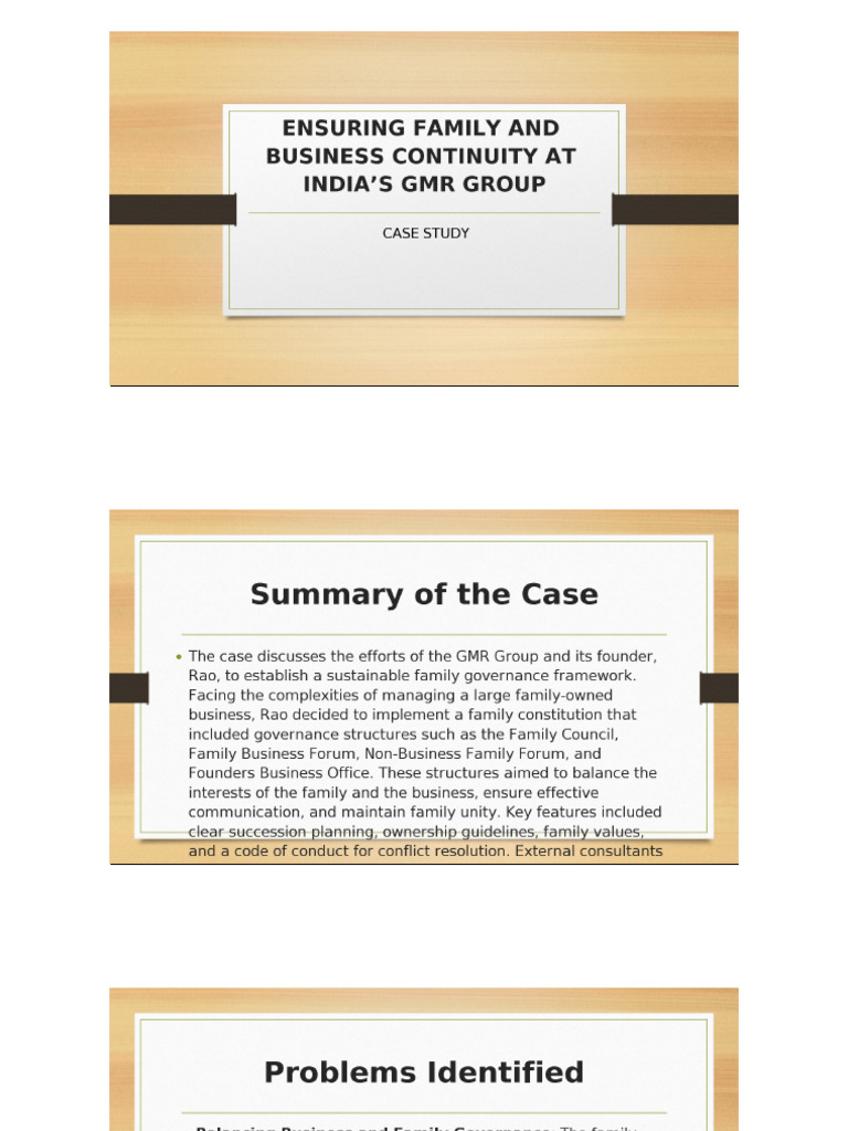 Case Study - GMR | PDF