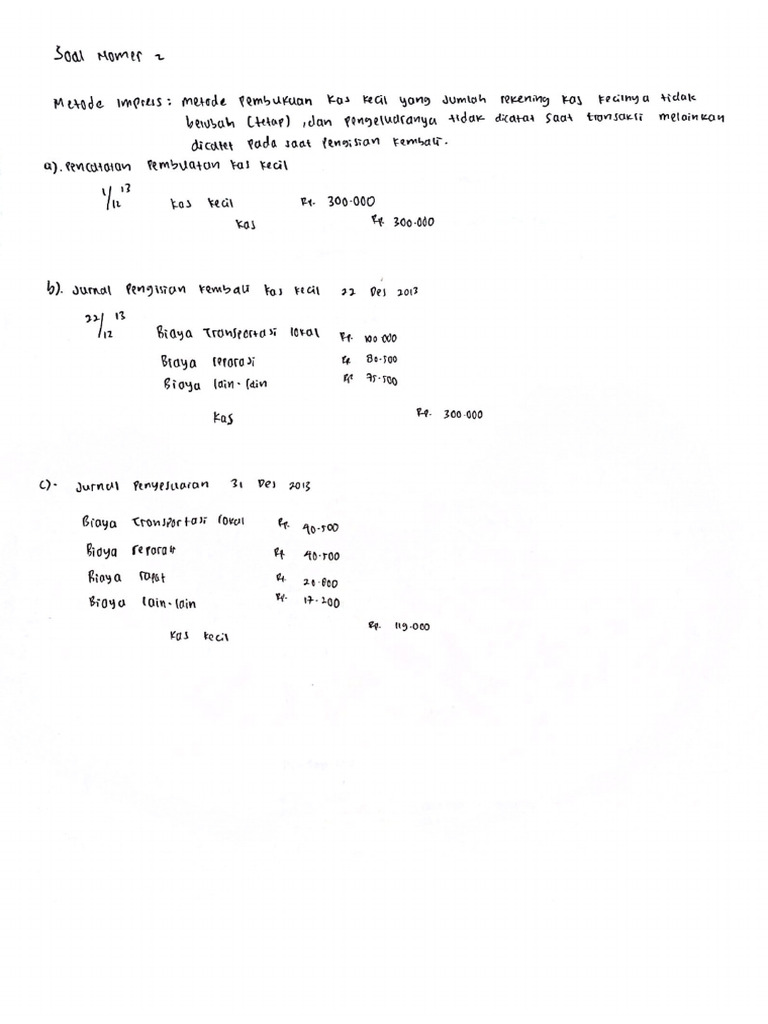 Dhinda Seftiyani - AK Pert 10 Soal No 2 | PDF