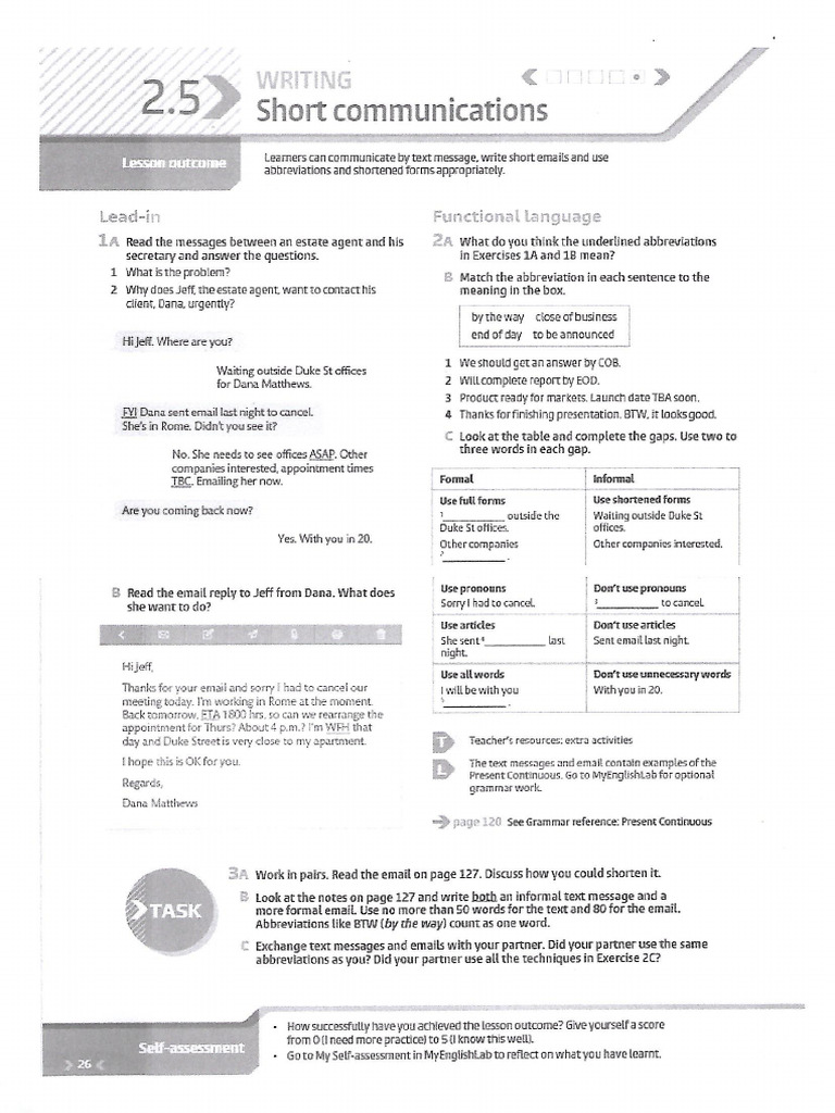A2 - Business Short Communications - Abbreviations | PDF