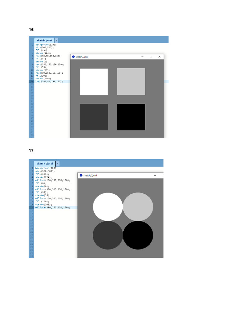 2 Práctica - PROCESSING | PDF