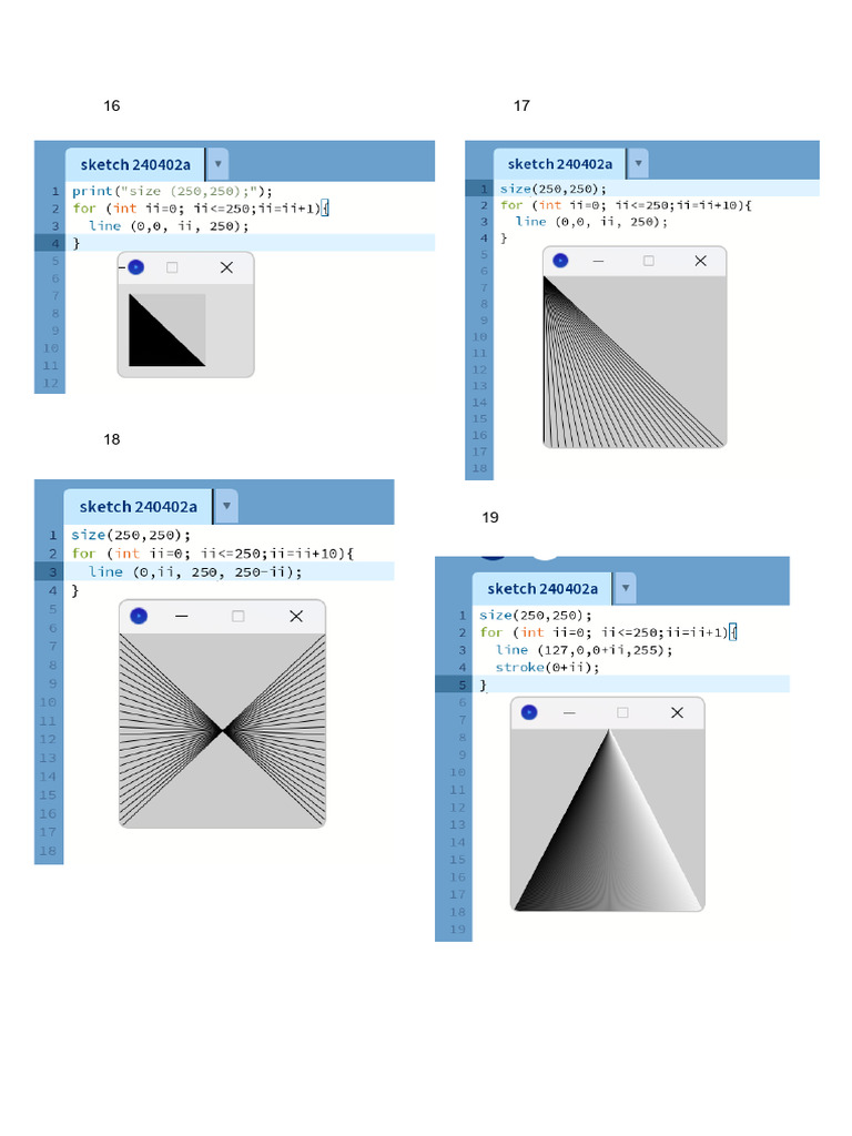 Processing Iteraciones - 2 Parte | PDF