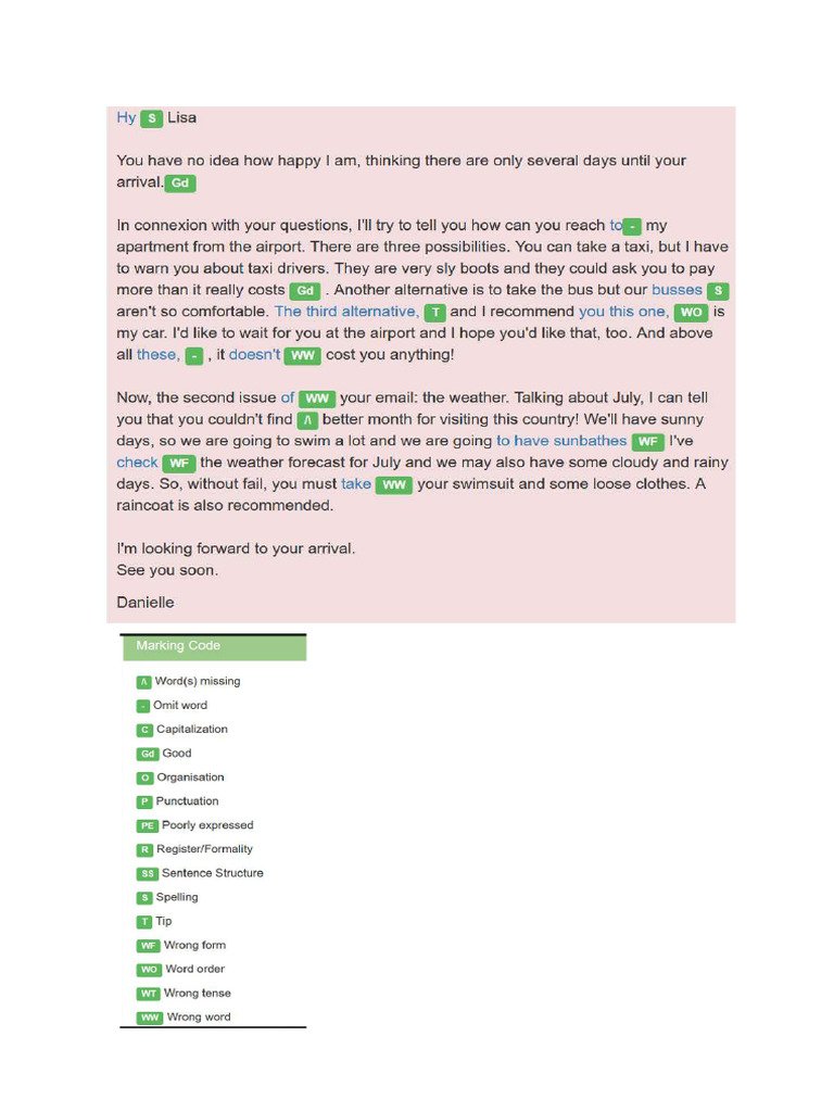 Informal Email Checking Mistakes | PDF