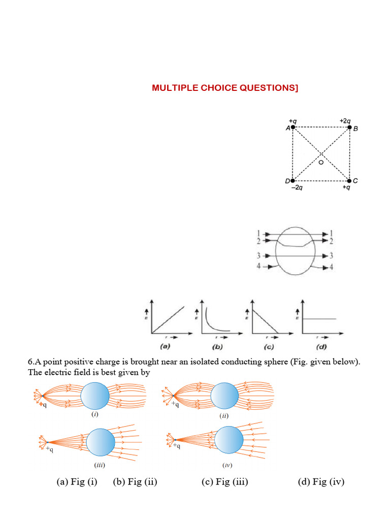 12 Summer Break Assignment | PDF | Electric Field | Quantity