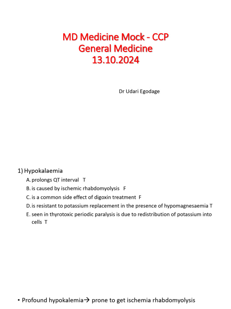 Medical Exam Prep Guide | PDF | Hypertension | Clinical Medicine