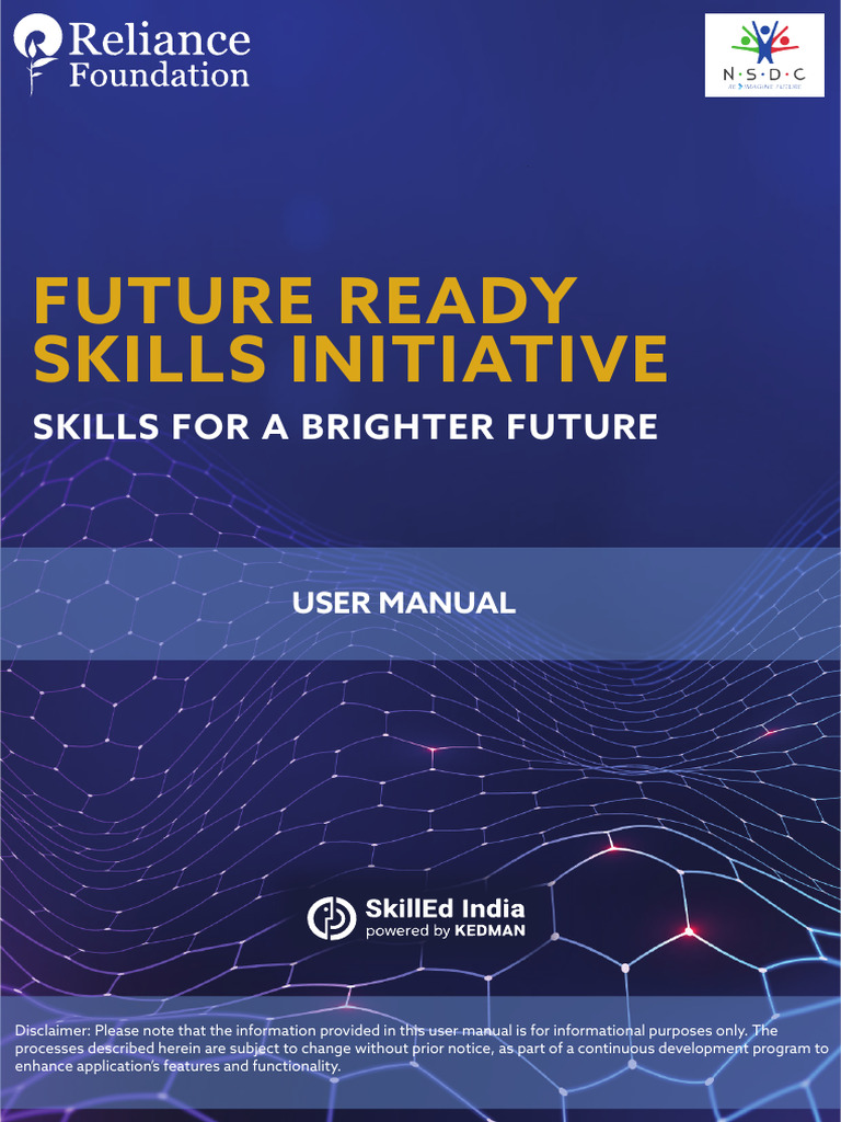 Skill India Digital User Manual | PDF | Login | Mentorship