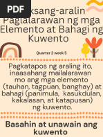 Elemento NG Kwento Worksheets | PDF