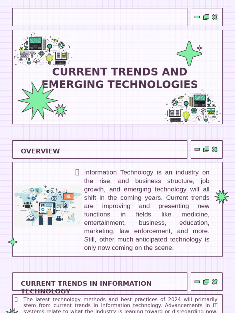 Week 7 - Current Trends and Emerging Technologies | PDF | Augmented Reality | Artificial ...