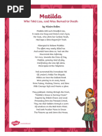 Little Red Riding Hood and The Wolf - Poem by Roald Dahl | PDF