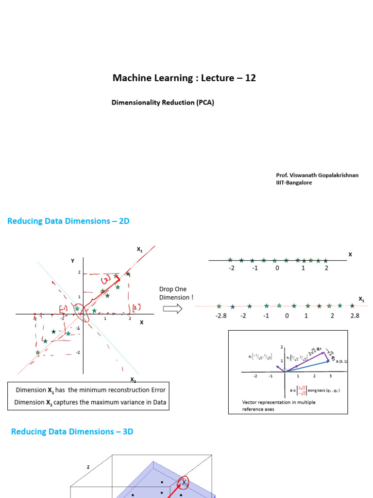 Part1 Lecture 12 Annotated | PDF | Principal Component Analysis | Mathematics