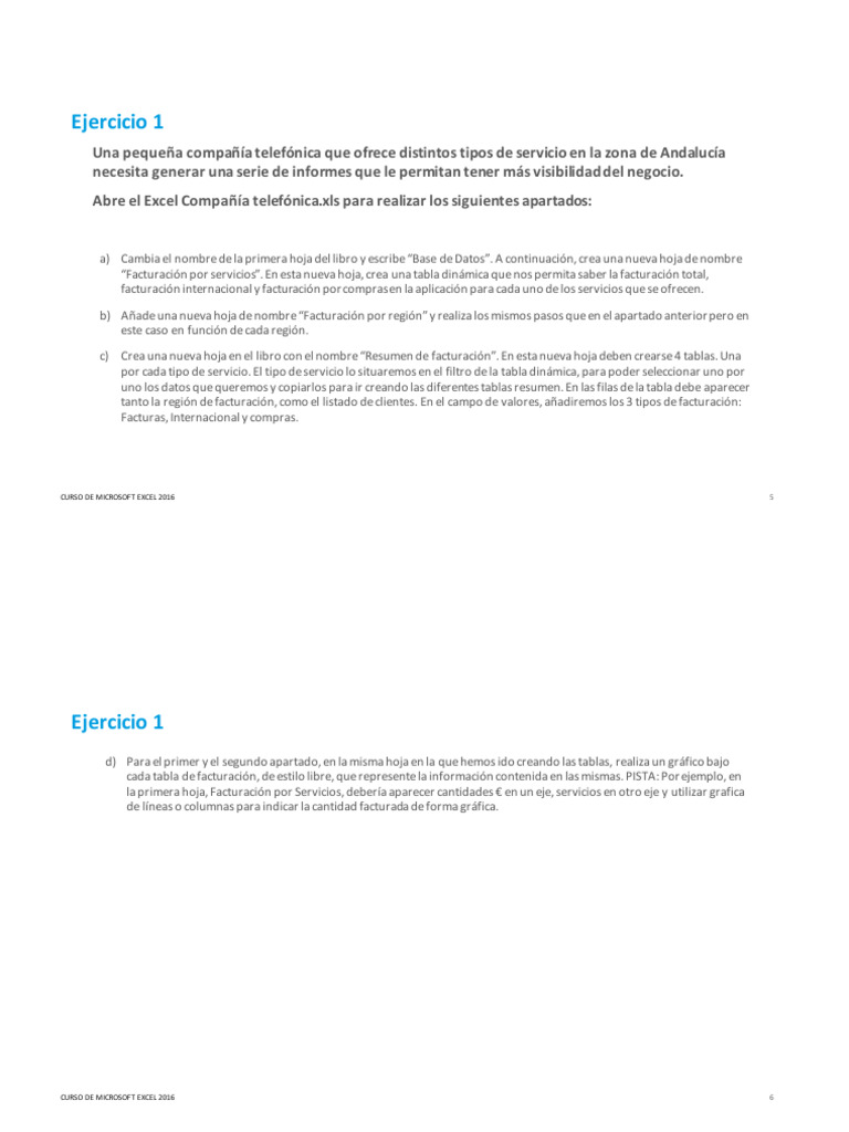 Excel 2016 Avanzado | PDF | Microsoft Excel | Microsoft Excel 2016 Avanzado | PDF | Microsoft Excel | Microsoft