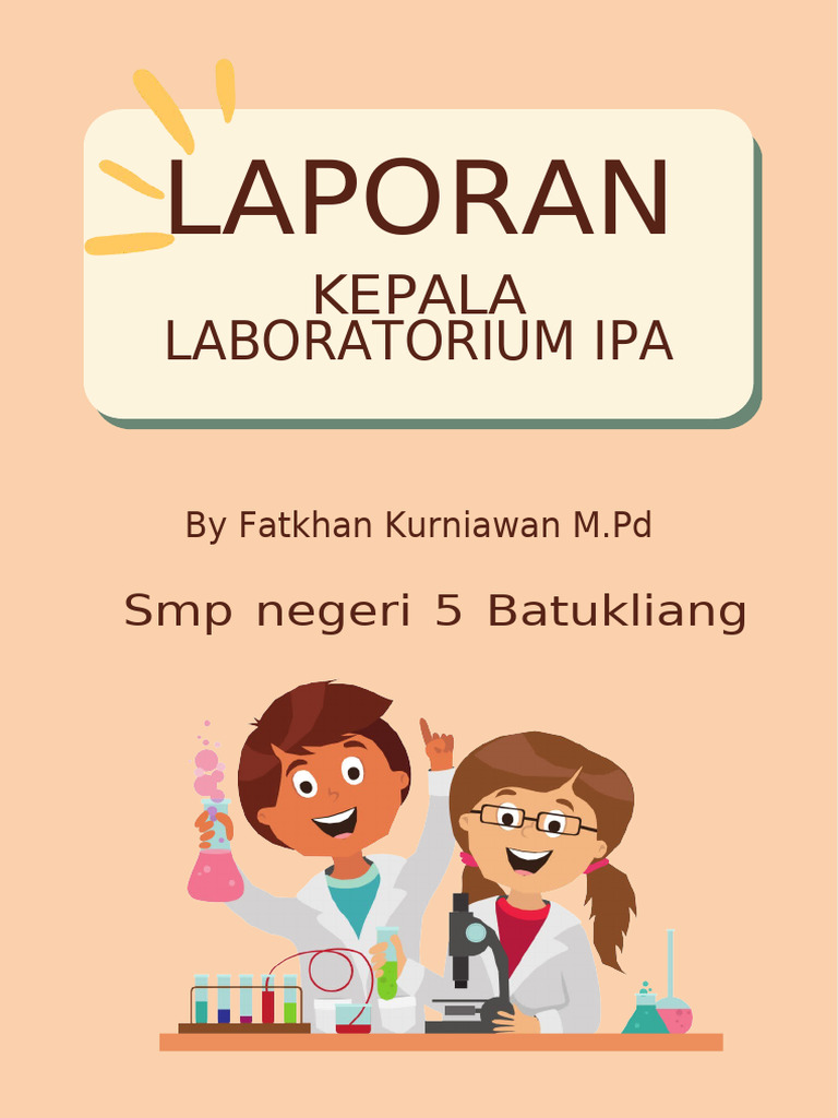 Laporan Evaluasi Lab IPA SMP 5 Batukliang | PDF | Sains & Matematika