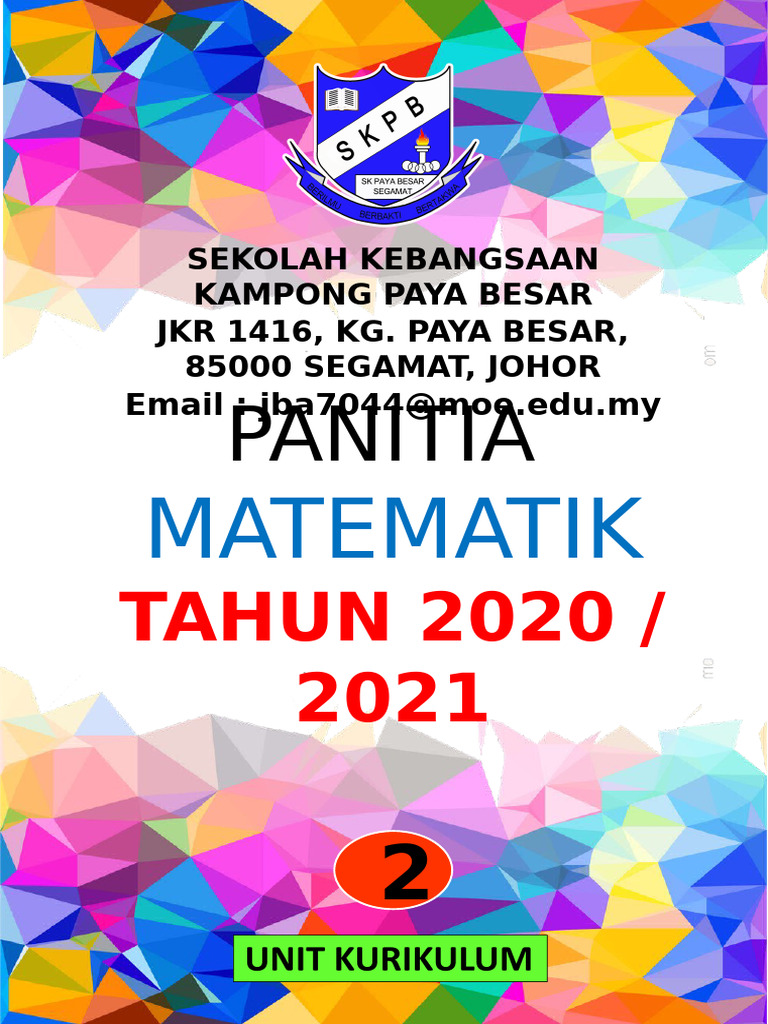 Cover Dan Tulang Fail Panitia 2020 | PDF