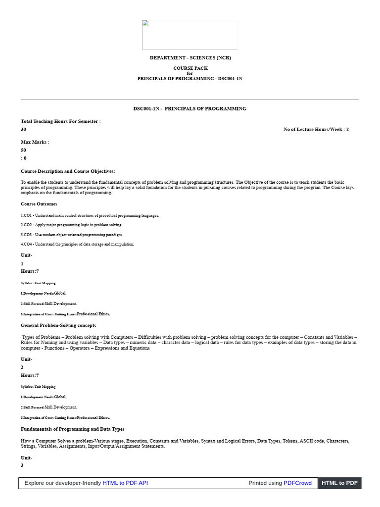 Python Programming Sem1 | PDF | Python (Programming Language) | Computer Programming