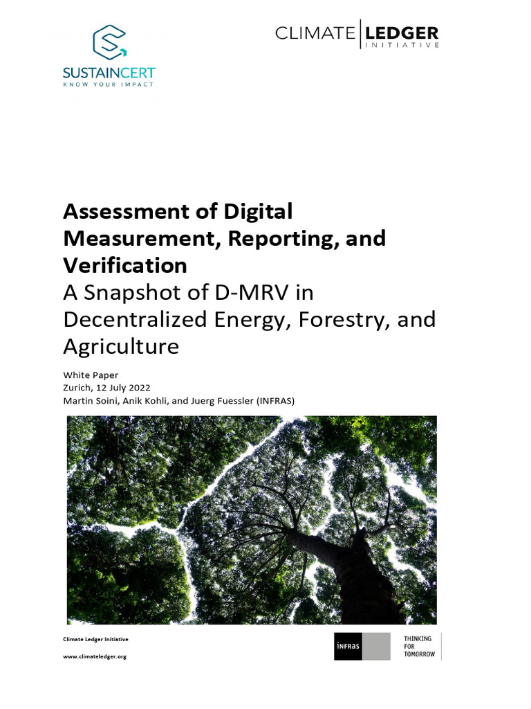 Digital MRV Report Aug22 | PDF | Distributed Generation | Climate ...