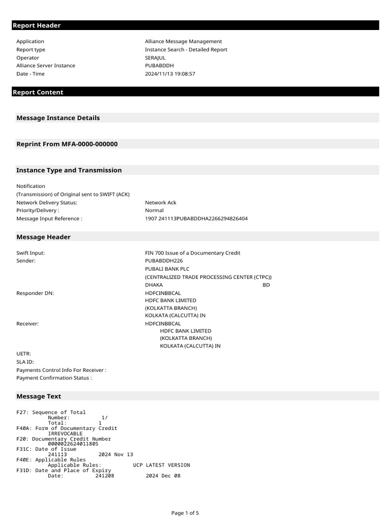 LC 1805 | PDF | Receipt | Courier