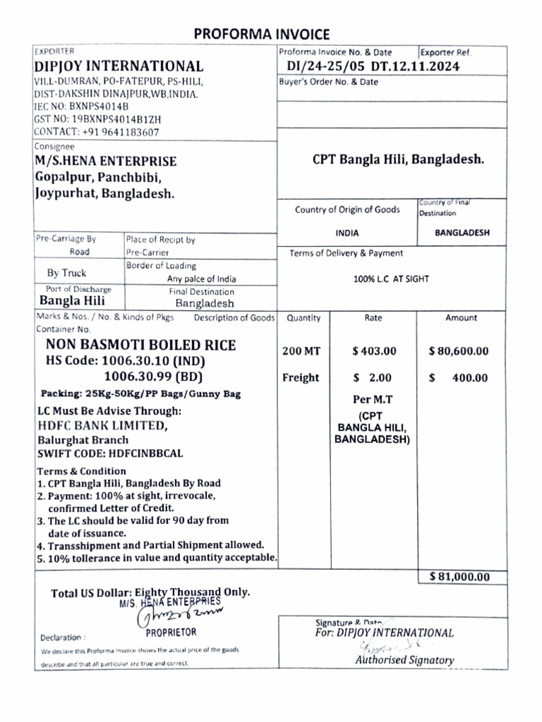 Pro Dipjoy 200mt | PDF | Supply Chain Management | Freight Transport