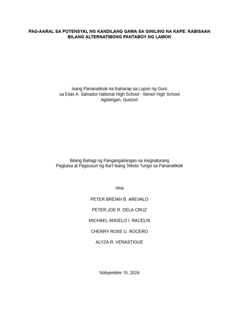 Front Page Only (PPITTP) | PDF