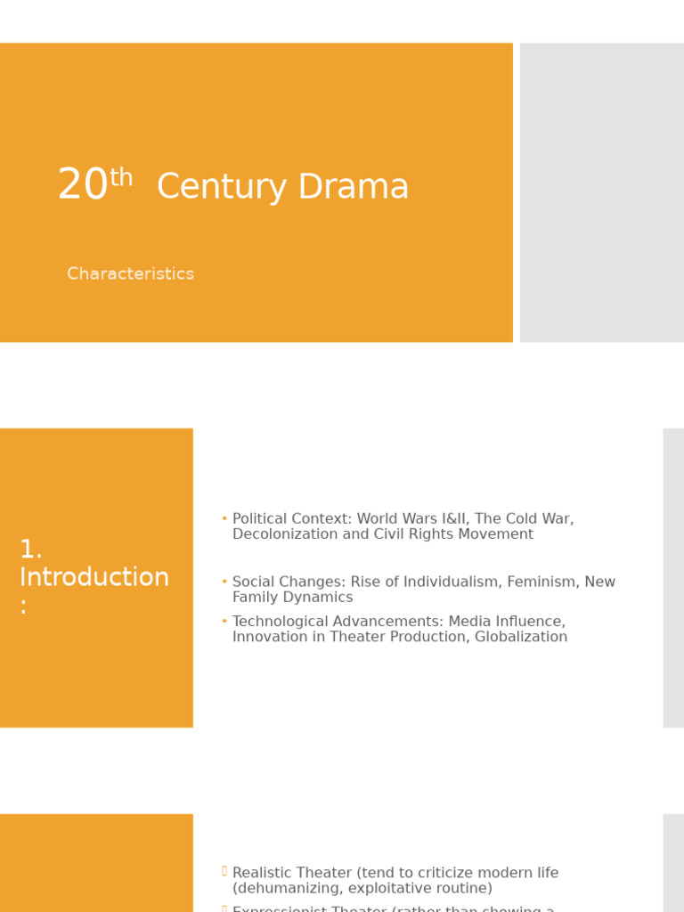 20th Century Drama | PDF