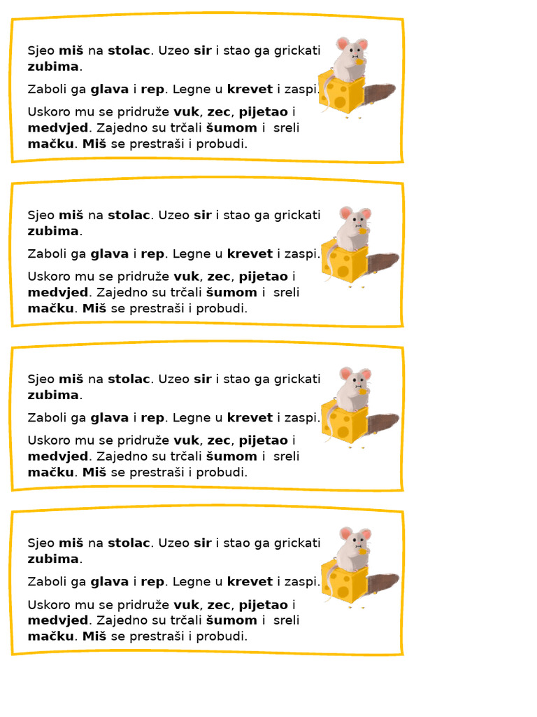 Umanjenice Miš | PDF